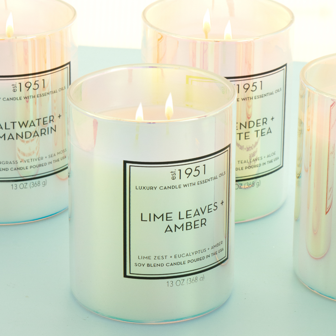 Mirage Collection | Iridescent Glass Candles & West Coast Vibes – est.1951
